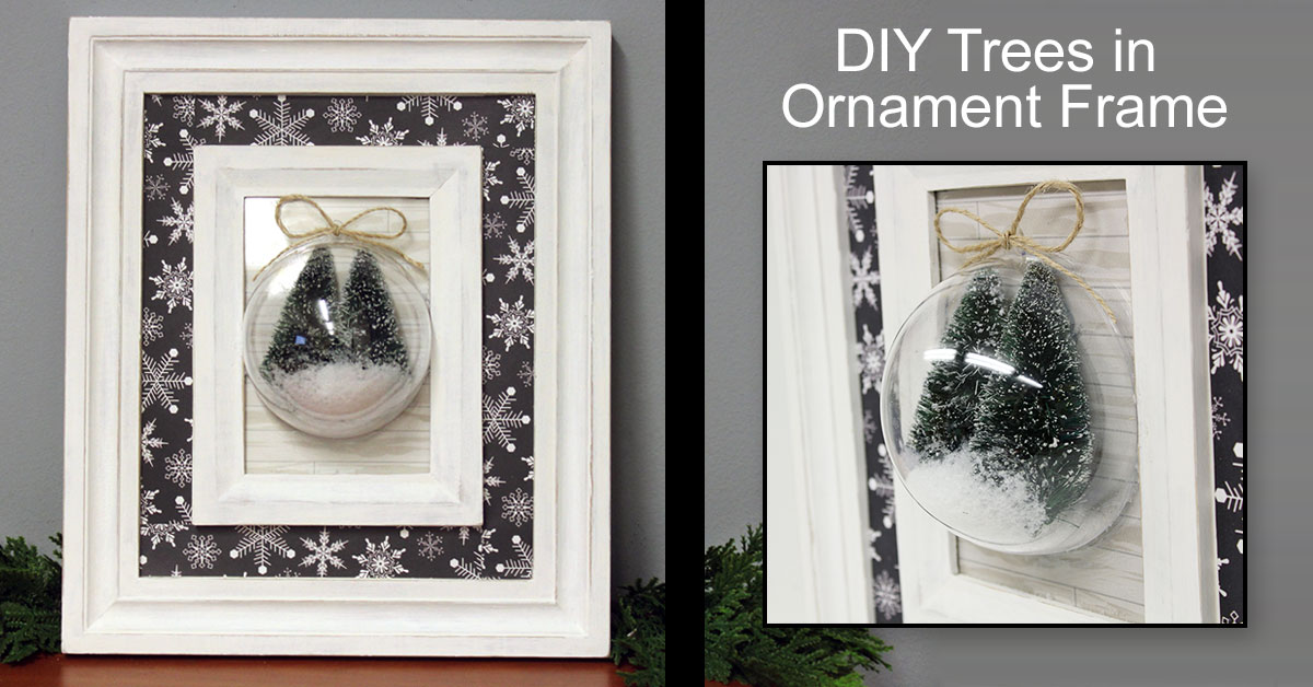 DIY Trees in Ornament Frame | Ben Franklin Crafts and Frame Shop