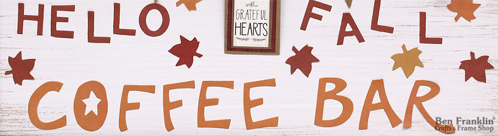 How to Make a Coffee Bar Sign | Ben Franklin Crafts