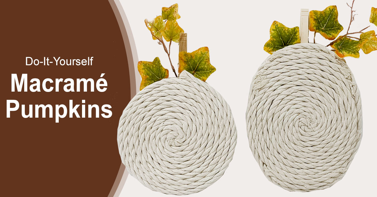 Macramé Pumpkins: A Crafty Fall DIY Project | Ben Franklin Crafts and ...
