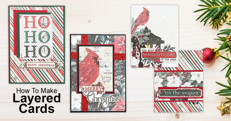 How to Make Layered Cards | Ben Franklin Crafts and Frame Shop
