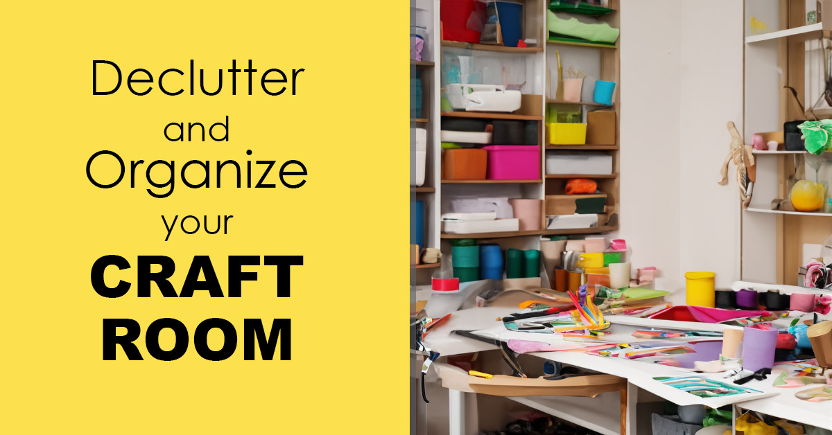 A Guide to Decluttering and Organizing Your Craft Room | Ben Franklin ...