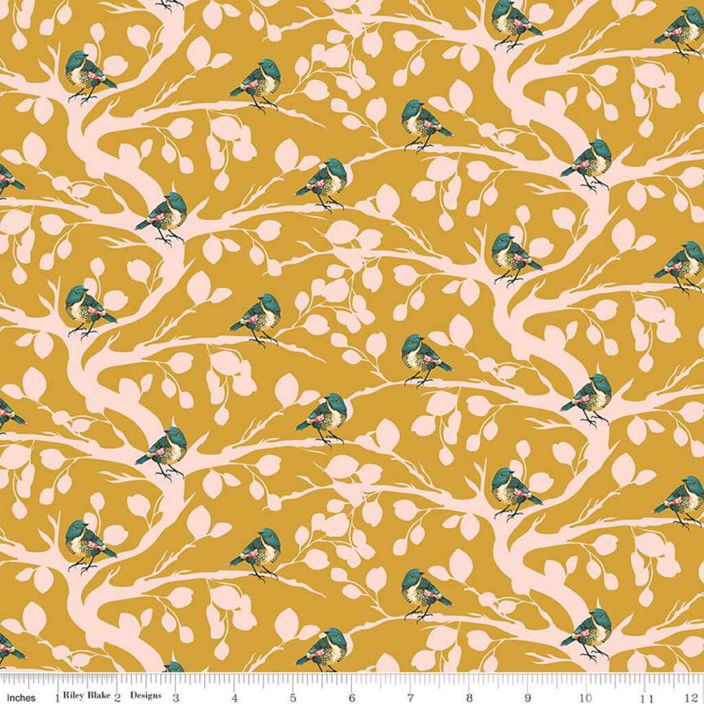 PORCH SWING fabric | Riley Blake Designs | C14051-MUSTARD