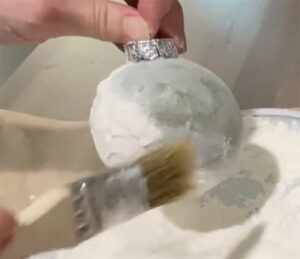 DIY Faux Velvet Flocked Ornaments | Ben Franklin Crafts and Frame Shop