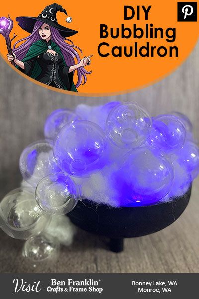 DIY Bubbling Cauldron (Halloween Craft) | Ben Franklin Crafts and Frame Shop