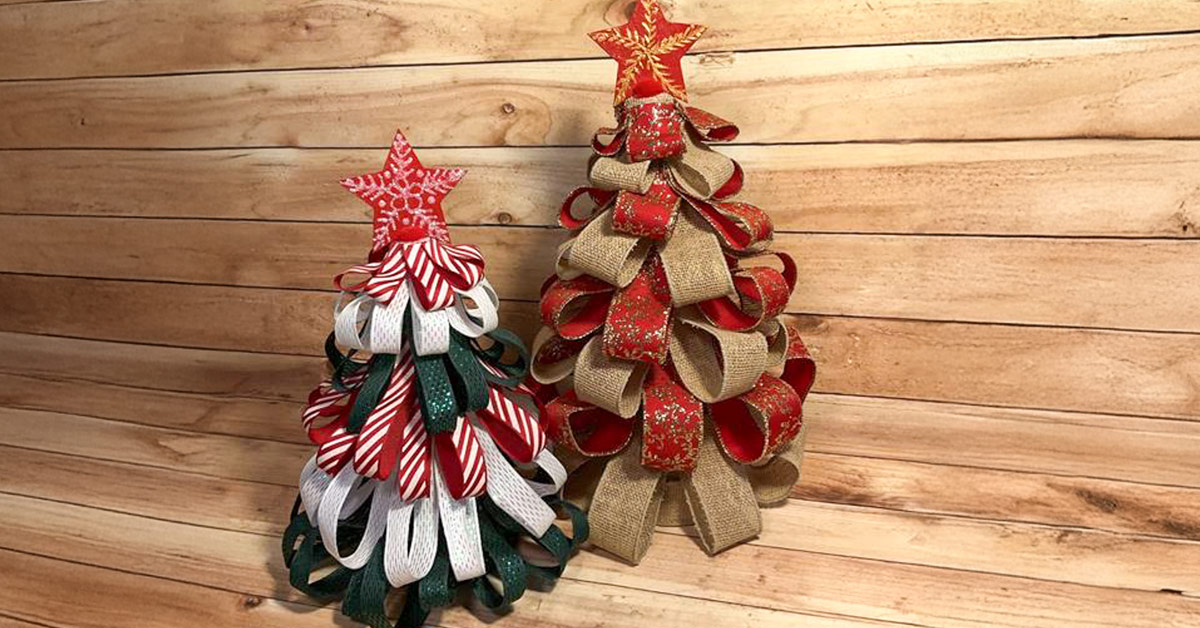 DIY Christmas Ribbon Tree | Ben Franklin Crafts and Frame Shop