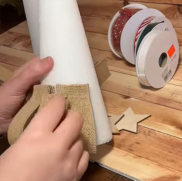 DIY Christmas Ribbon Tree | Ben Franklin Crafts and Frame Shop