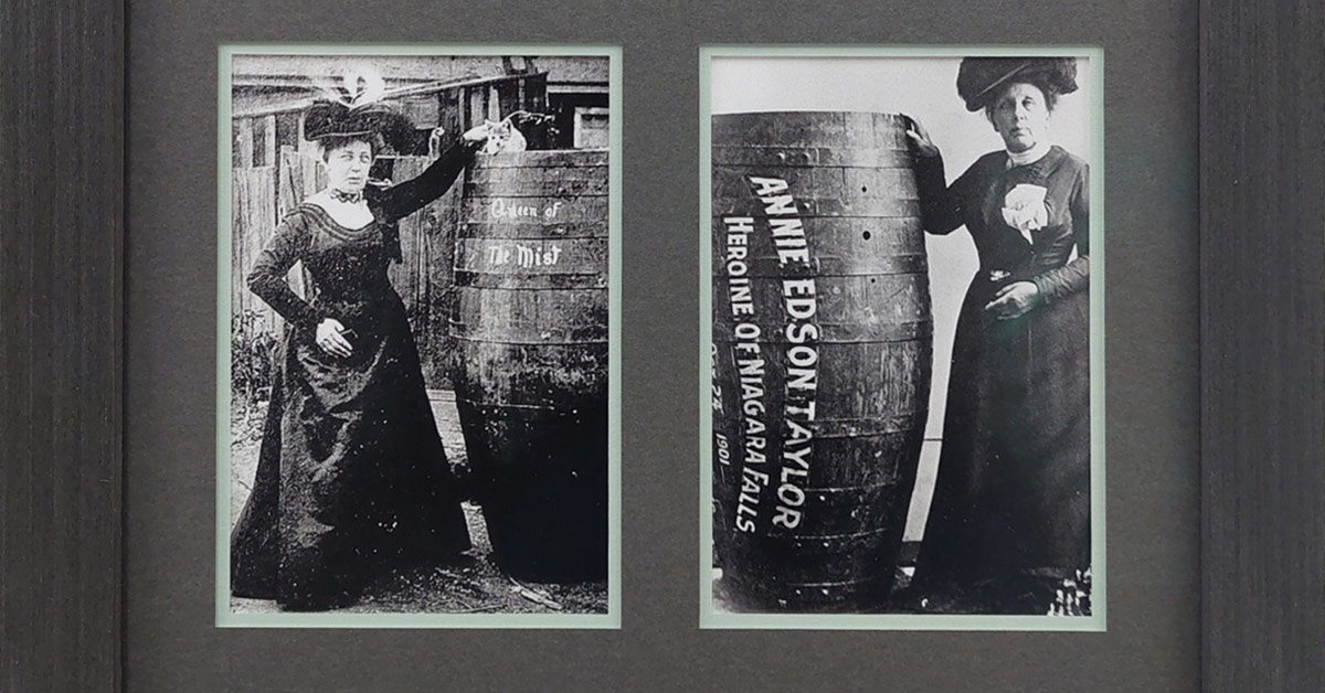 Framing a Piece of Niagara Falls History | Annie Edson Taylor Collectible